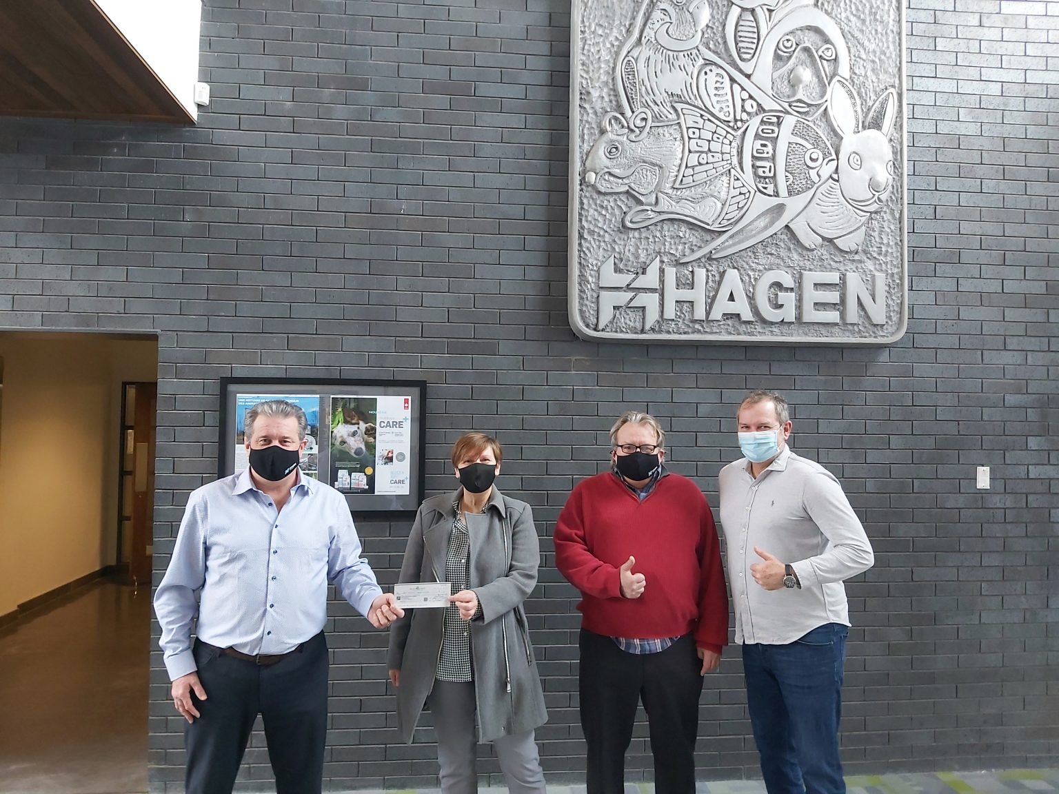 Rolf C. Hagen Inc. donate an impressive $50,000 to Sun Youth Organization. - Sun Youth